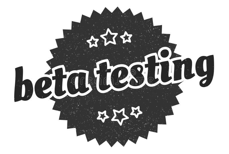 Beta Testing Sign. Beta Testing Vintage Retro Label Stock Vector ...