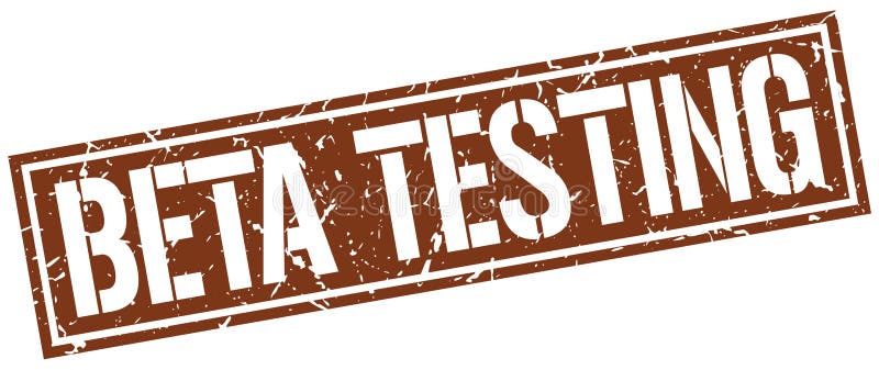 Beta testing stamp stock vector. Illustration of stamp - 120113971