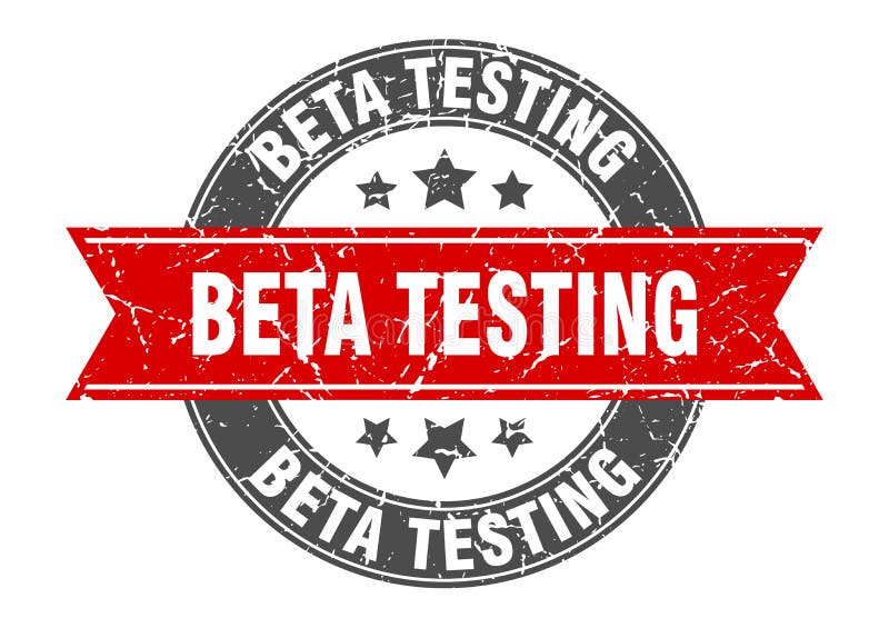 Beta testing stamp stock vector. Illustration of insignia - 162727015