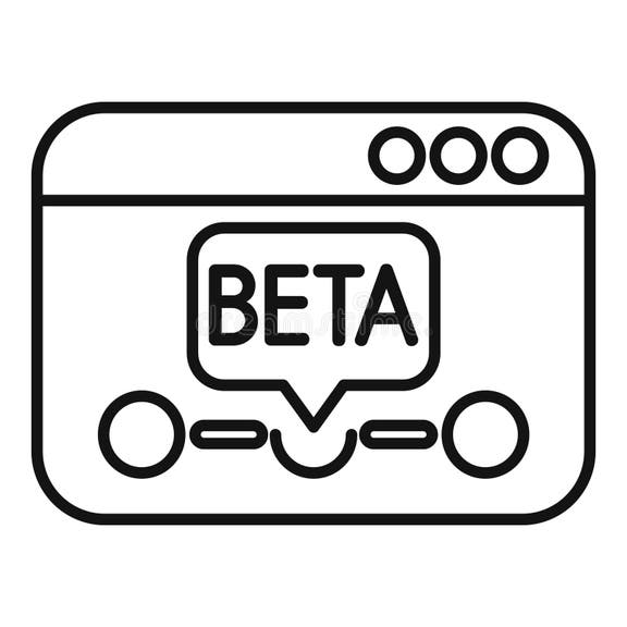 Beta Testing Website Showing Software Development Stage Stock ...