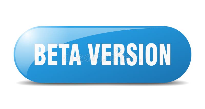 Beta Version Button. Beta Version Sign. Key. Push Button Stock Vector ...