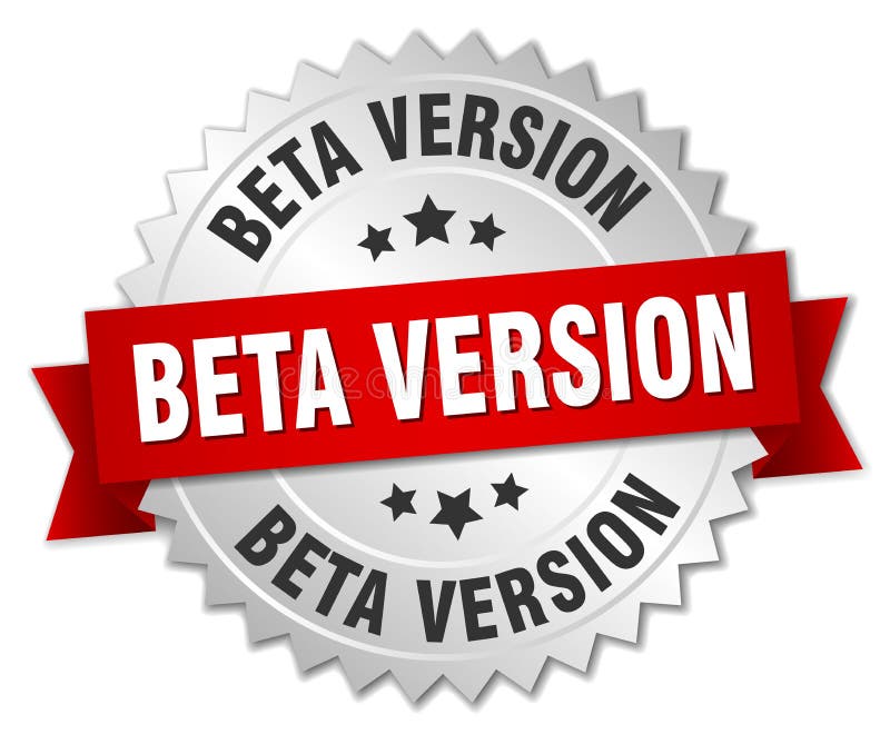Beta Version Concept Icon Used For Demos Or Test Software - 3d ...
