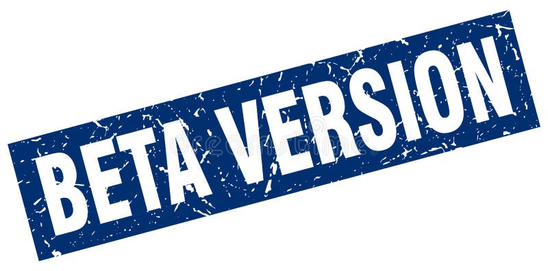 Beta version stamp stock vector. Illustration of stamp - 122401598