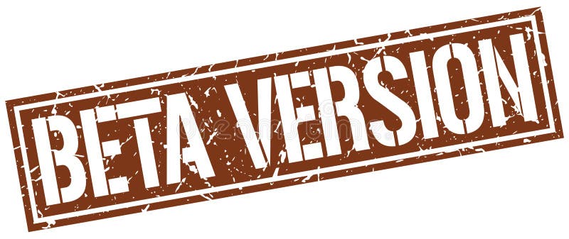 Beta version stamp stock vector. Illustration of white - 120942187