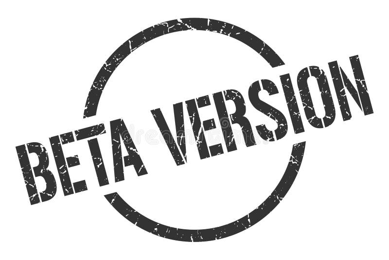 Beta version stamp stock vector. Illustration of seal - 136865956