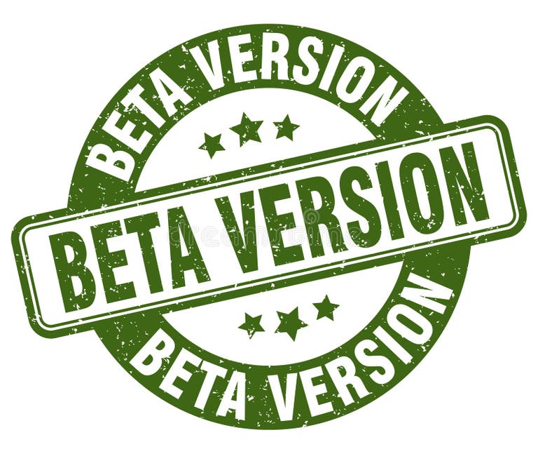 Beta Version Stamp. Beta Version Label. Round Grunge Sign Stock Vector ...