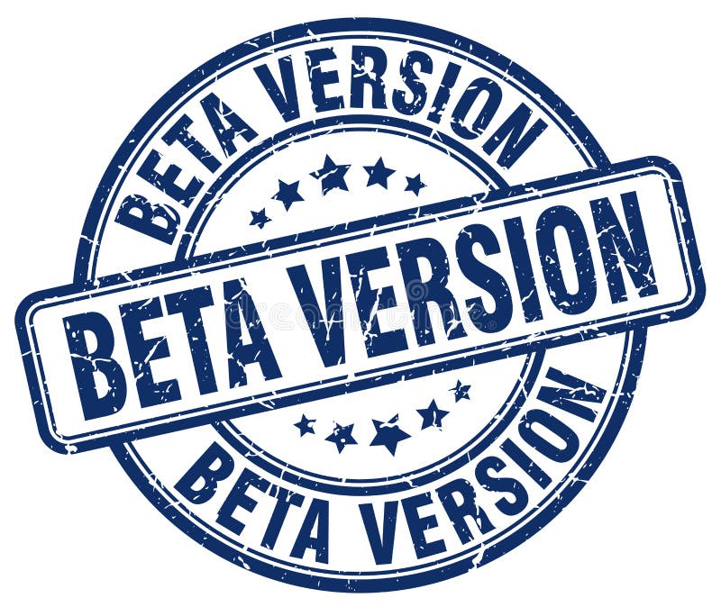 Beta version stamp stock illustration. Illustration of rendering - 83092471