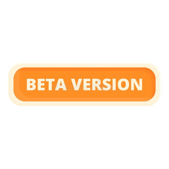 Beta Version Tag Icon Cartoon Vector. Computer Upgrade Stock Vector - Illustration of dialogue ...