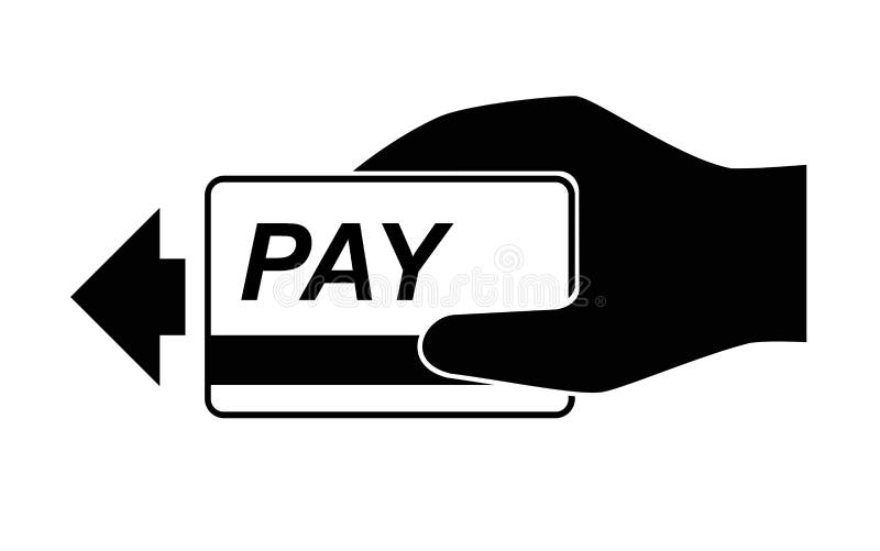 Betaal kaart vector illustratie. Illustration of kaart - 26452507