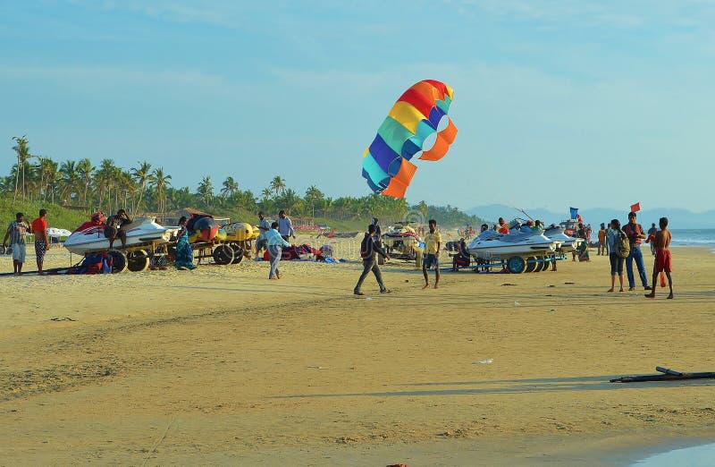 Betalbatim Beach in South Goa, India Editorial Photography - Image of ...