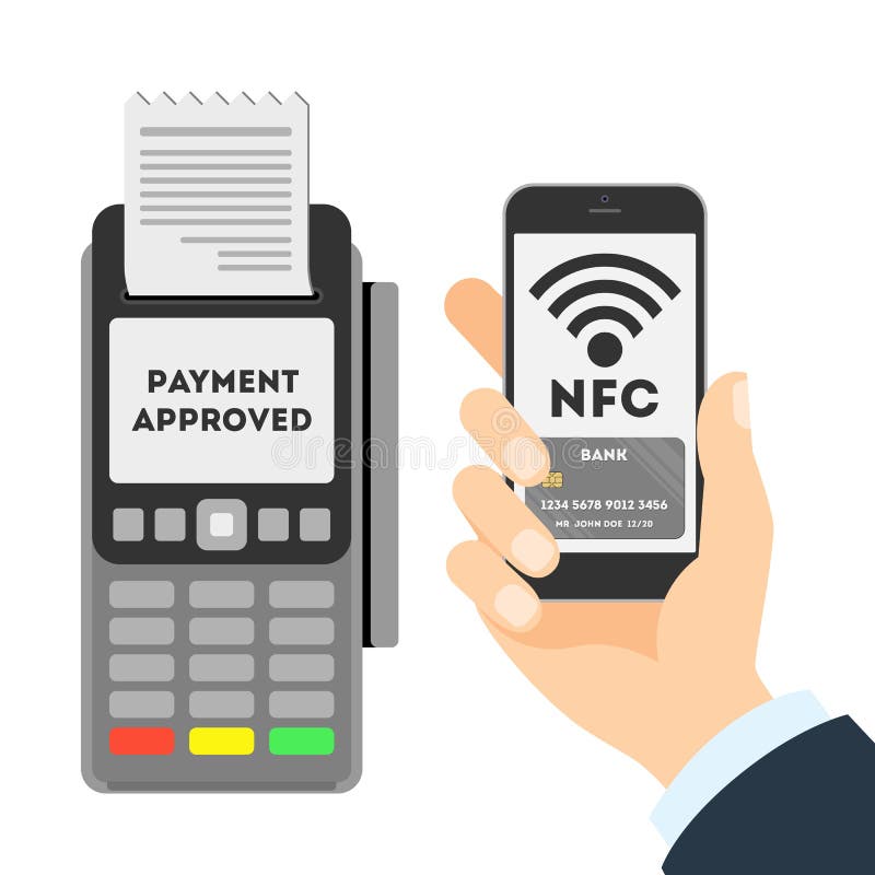 Betaling Goedgekeurd Concept Vector Illustratie - Illustration of ...