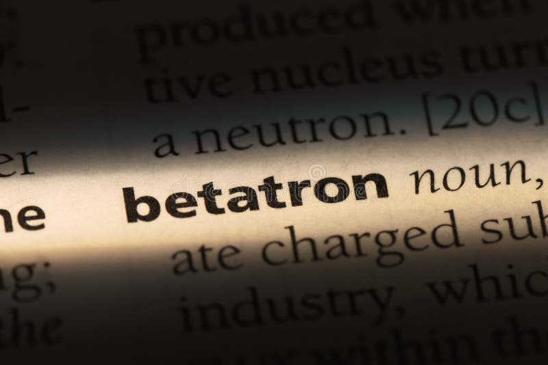 Betatron stock image. Image of writing, macro, isolated - 114410947