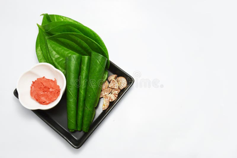 Betel leave stock image. Image of snack, people, thai - 63818491