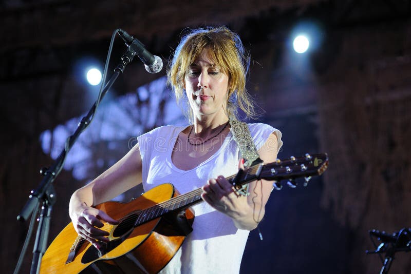 Beth Orton Performs at Poble Espanyol Editorial Stock Photo - Image of ...