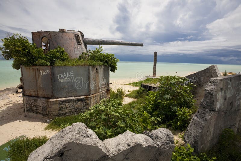 Betio, Atoll Tarawa stock photo. Image of memory, victim - 13570428