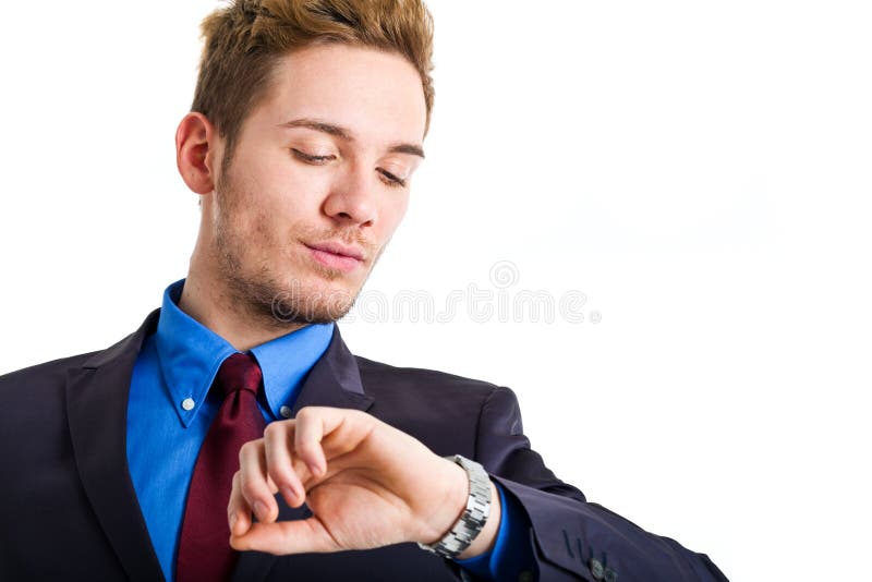 Betrachten der Uhr stockfoto. Bild von arbeit, hintergrund - 23047698