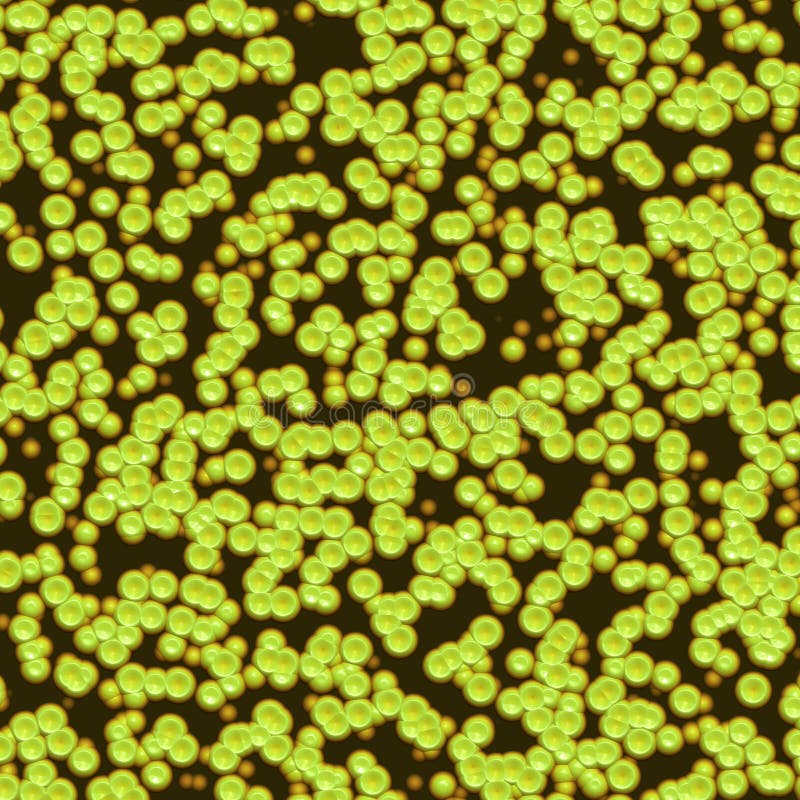 Organische Zellen Unter Mikroskop Stock Abbildung - Illustration von ...