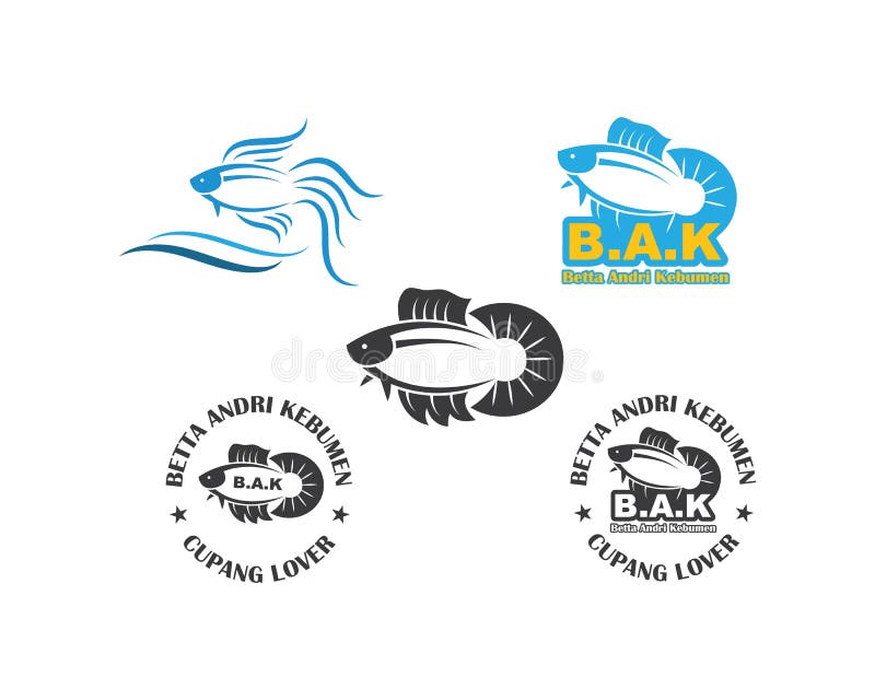 Betta Fish Icon Vector Illustration Design Stock Vector - Illustration ...