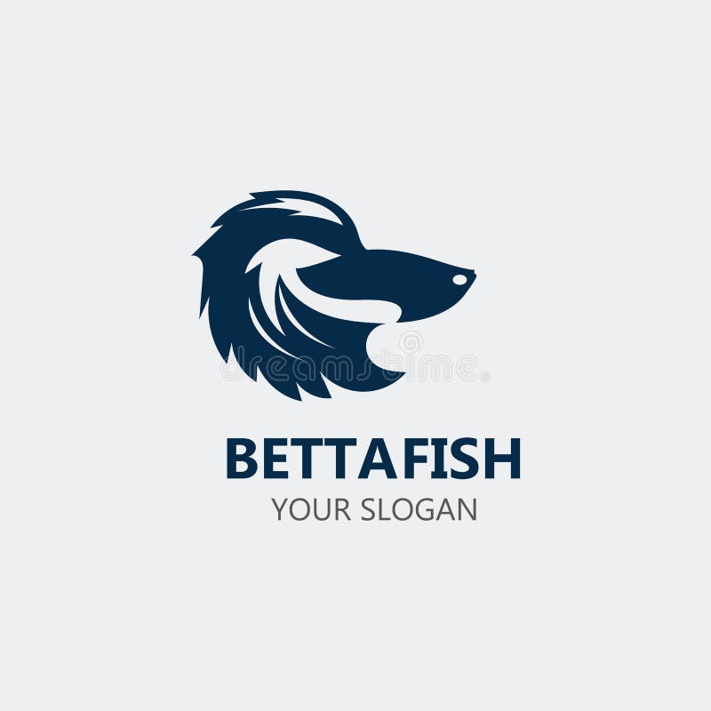 Betta Fish Logo Moderne Style Design Vectoriel Illustration ...
