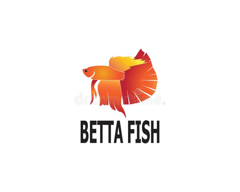 Betta Fish Logo Vector Template Stock Vector - Illustration of sign ...