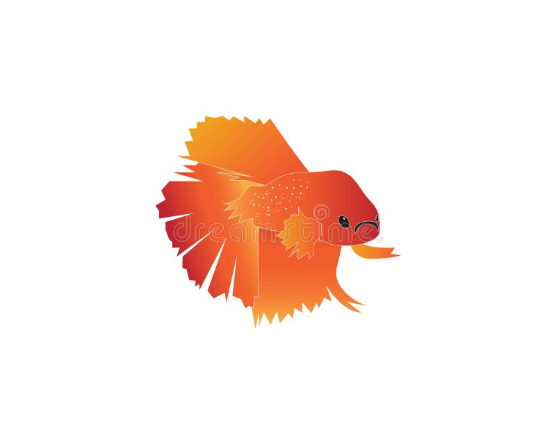 Betta Fish Logo Vector Template Stock Vector - Illustration of abstract ...