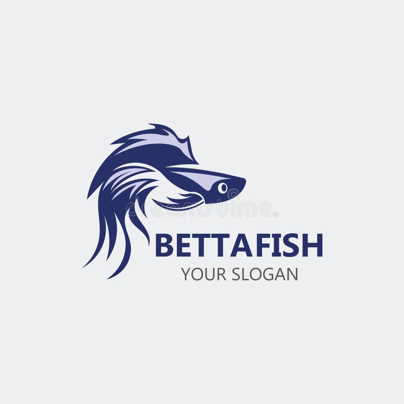 Betta Fish Modern Logo Style Design Vector Image Illustration Stock ...