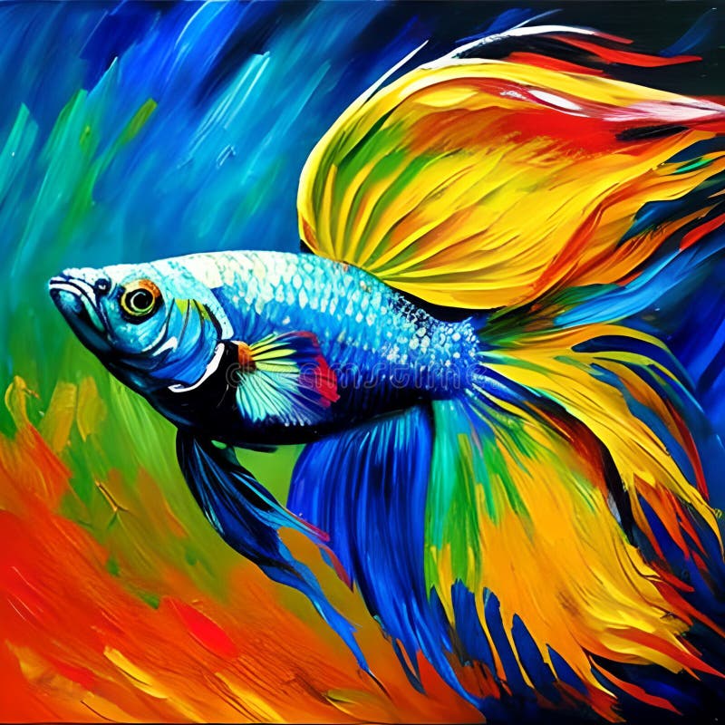 Oil Paint Healing Fish Stock Illustrations – 8 Oil Paint Healing Fish ...