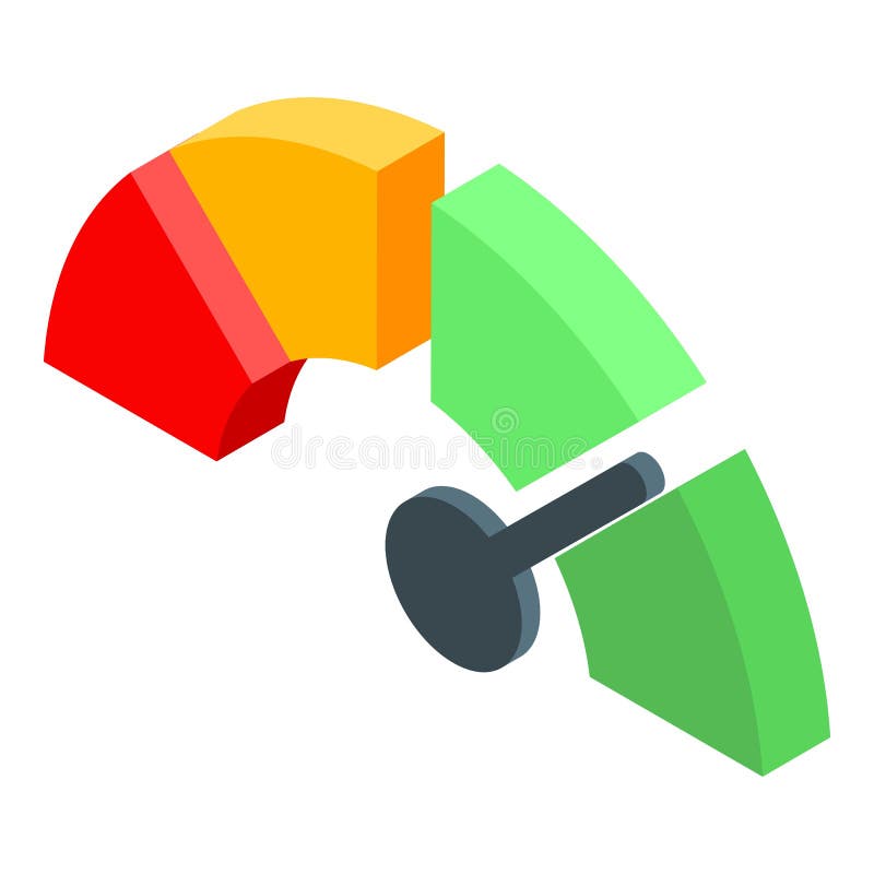 Better Credit Score Icon, Isometric Style Stock Vector - Illustration ... Better Credit Score Icon, Isometric Style Stock Vector - Illustration ...