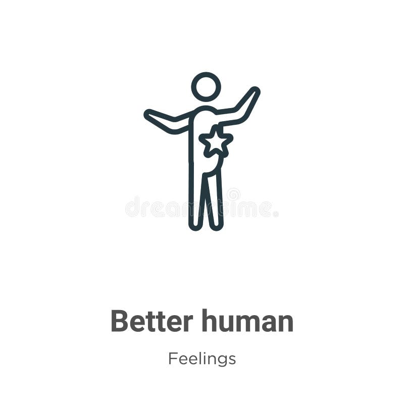 Better Human Transparent Icon. Better Human Symbol Design from F Stock ...
