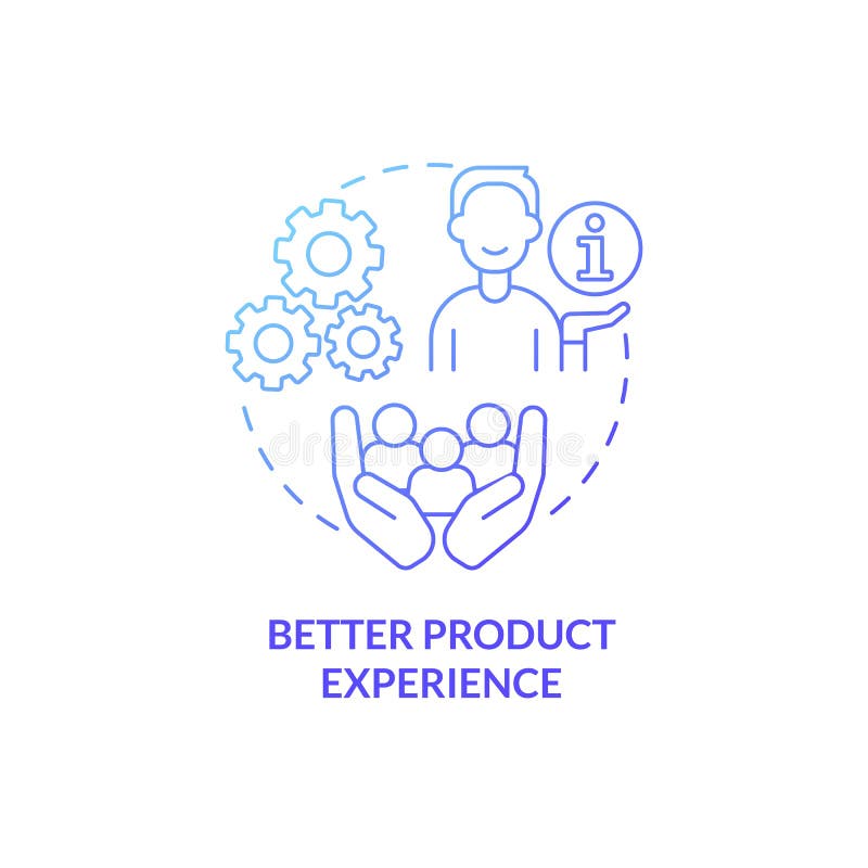 Experience Blue Background Model Concept Stock Illustration ...