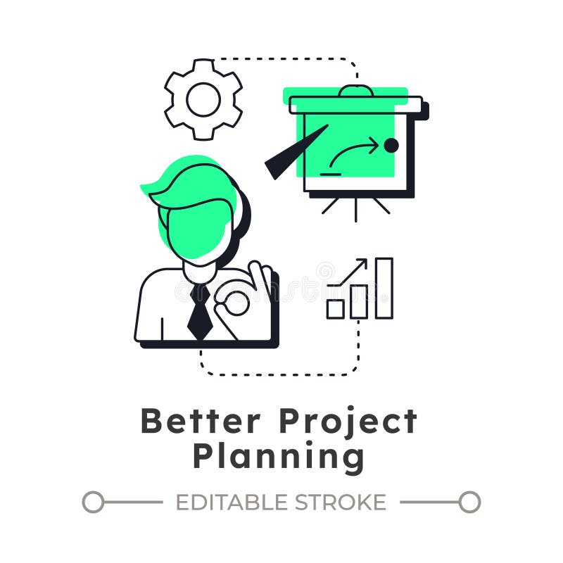 Concept of Linear Economy with Businessman Stock Image - Image of ...