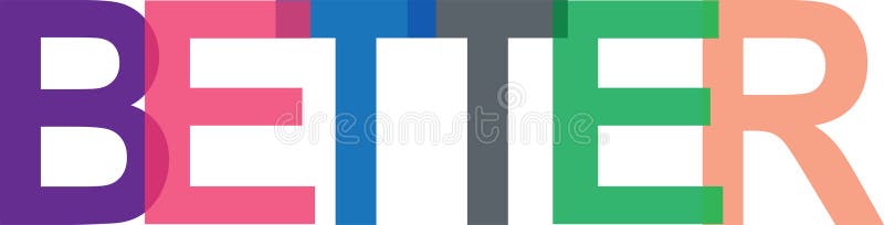 Better word on white stock illustration. Illustration of progress ...