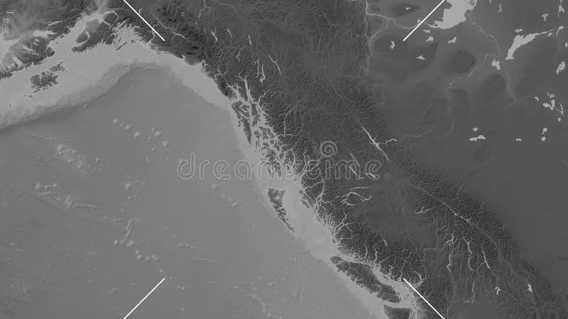 Betton Island. Bilevel Map. Slide Stock Video - Video of visualization ...