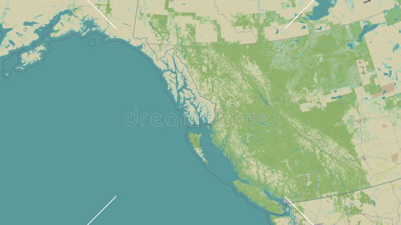 Betton Island. OSM Map. Slide Stock Footage - Video of columbia ...