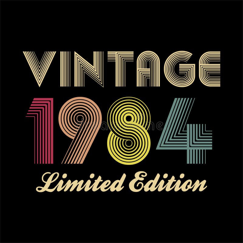 Vintage 1984 Design Stock Illustrations – 110 Vintage 1984 Design Stock ...