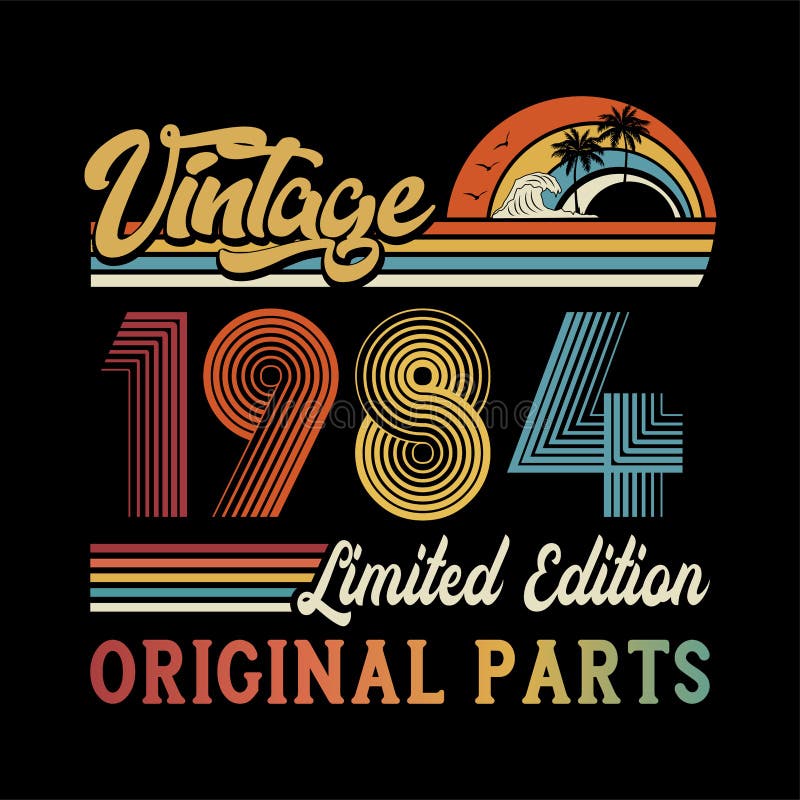 Vintage 1984 Design Stock Illustrations – 110 Vintage 1984 Design Stock ...