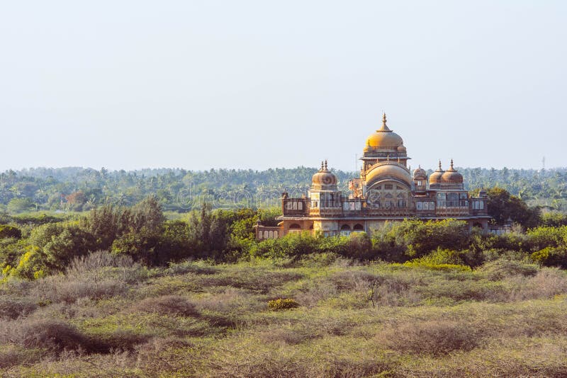 Beuatiful Palace with Nice View in Forest Stock Image - Image of ...
