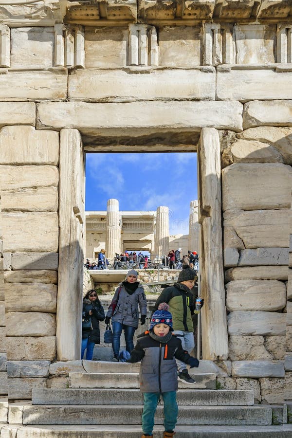 Beule Gate Acropolis Athens002 Editorial Stock Photo - Image of door ...
