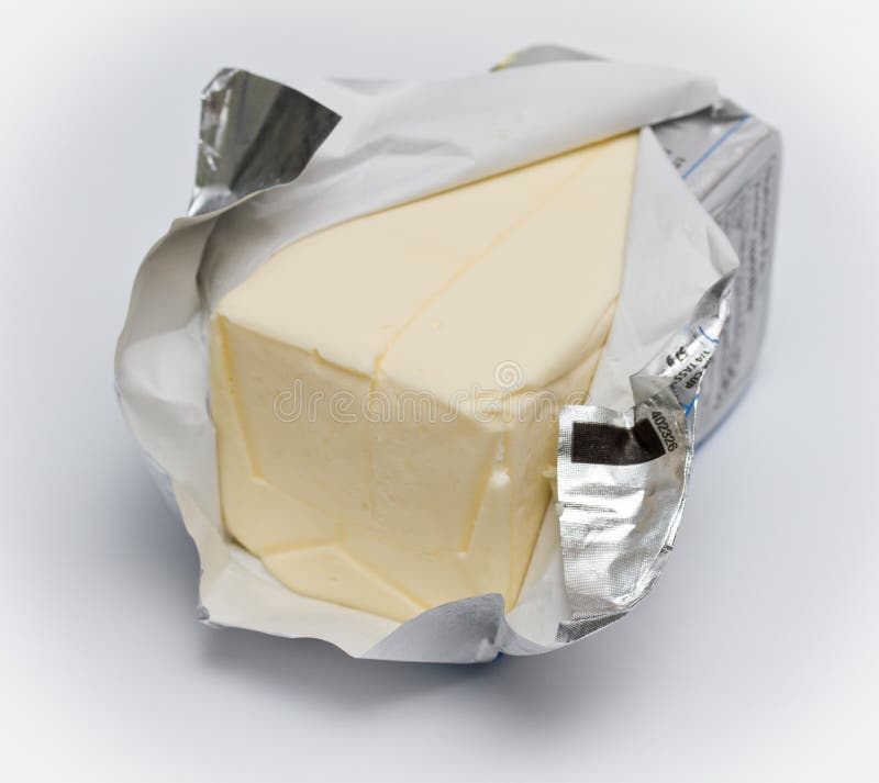 Beurre photo stock. Image du nourriture, clinquant, unwrapped - 18756238