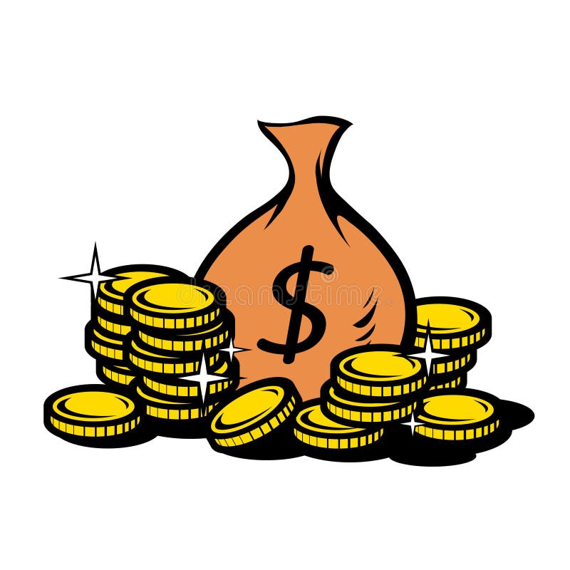 Beurs vector illustratie. Illustration of voorwerpen - 38214647