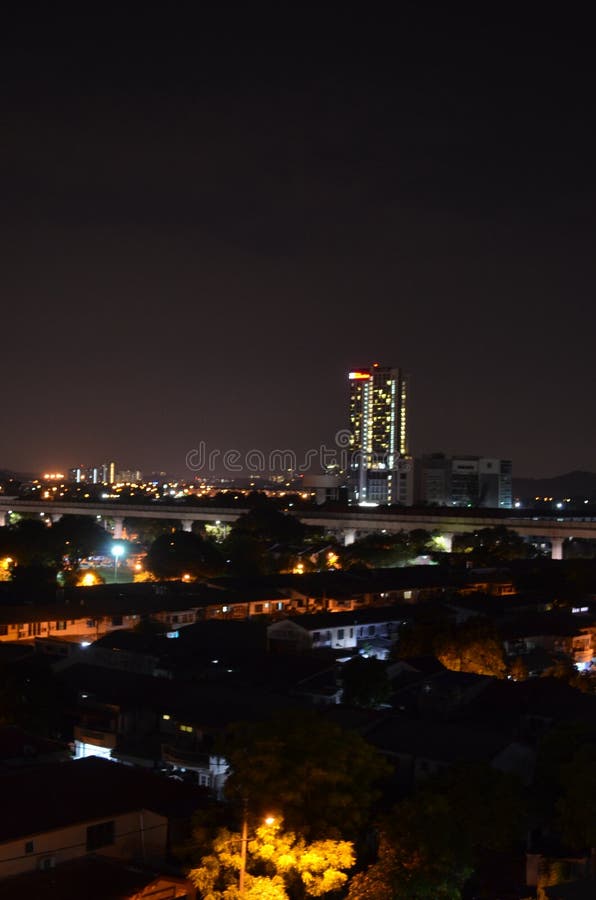 Beutiful Building Night View Light Stock Photo - Image of design ...