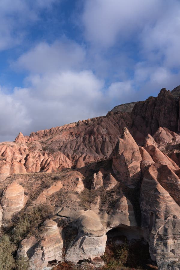 Beutiful Shape Rocks in Capadocia in Rose Valley Stock Photo - Image of ...