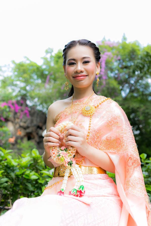 Beutiful Traditional Thai Clothing Stock Image - Image of relaxation ...