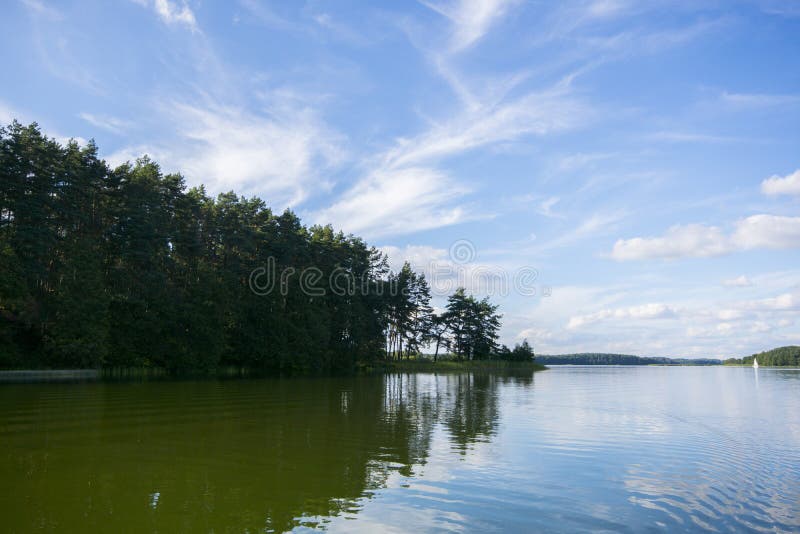 Beutifull view of a lake stock image. Image of lake, white - 77420077