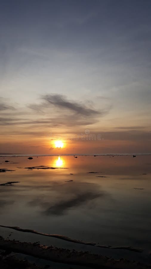 Beuty Sunset in Beach stock photo. Image of sunset, beuty - 263078132
