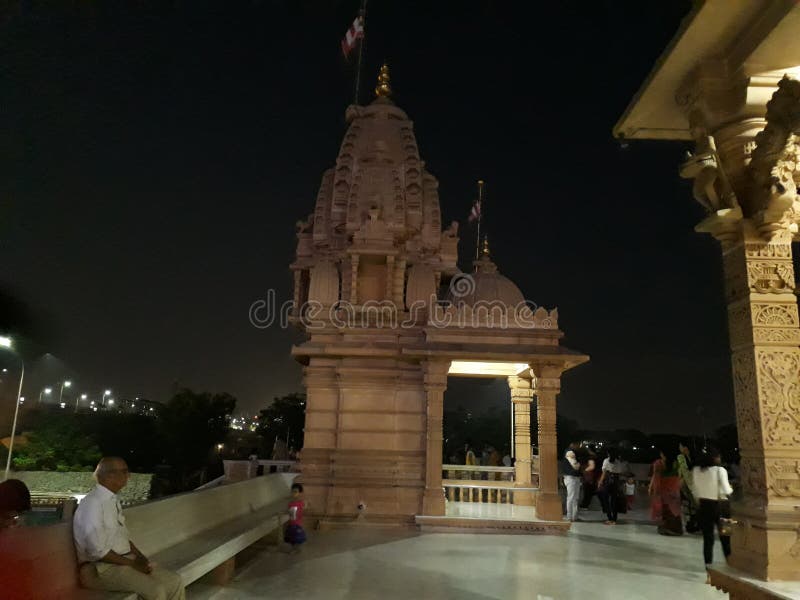 The Scene of the Temple is at the Time of Evening Editorial Photography ...