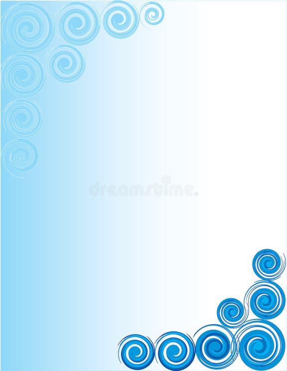 Bevallige Backround in Een Krul. Vector Illustratie - Illustration of ...