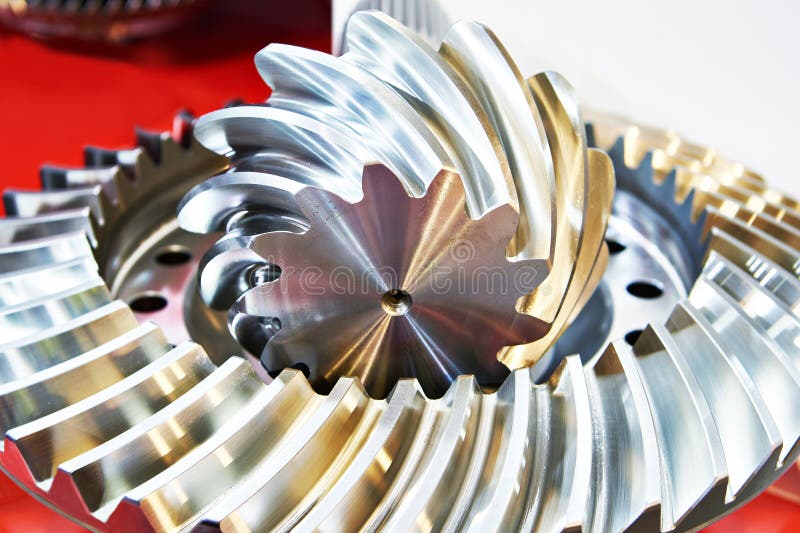 Bevel Gear Gearbox Type in Parts Store Stock Image - Image of industry ...
