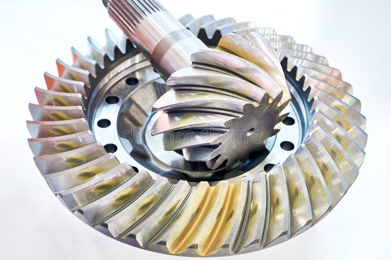 Bevel Gear Gearbox Type in Parts Store Stock Photo - Image of drive ...