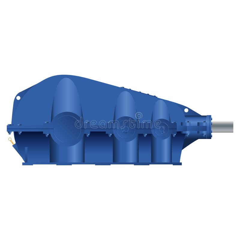 Bevel-helical Gearbox Vector Illustration. for Catalogs. Vector ...